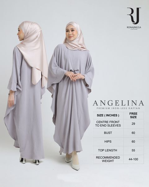 ANGELINA Iron-less Kaftan – RONA JINGGA