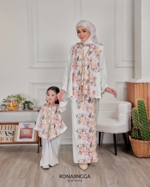 NYONYA KIDS Premium Iron-less Embroidery Kebaya – RONA JINGGA