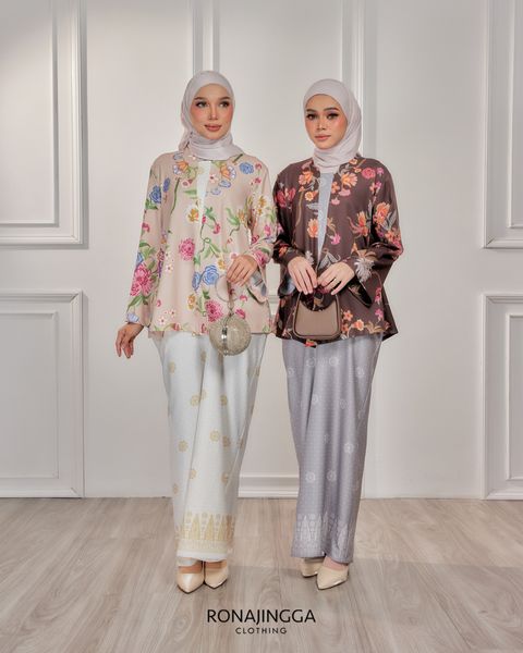 NYONYA LADY DIVA Premium Printed Loose Kebaya – RONA JINGGA