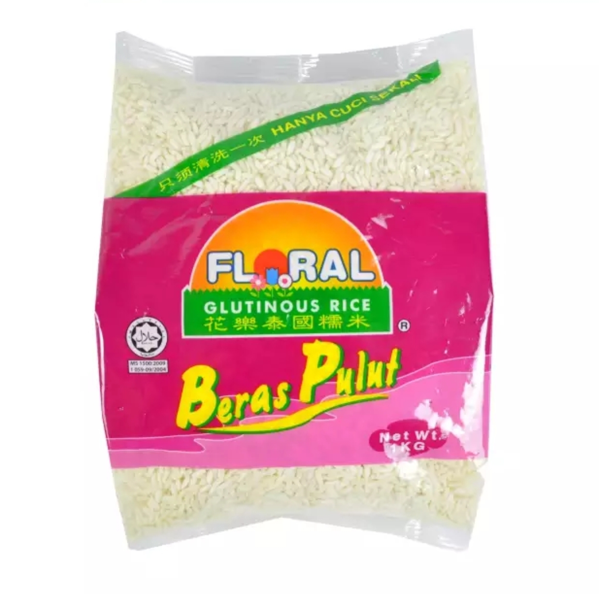 Beras Pulut Floral (1 KG) – Ayam Kita Fresh & Frozen