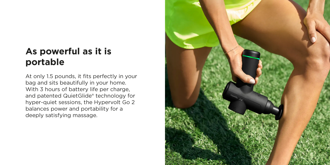 Hypervolt Go 2 - Hyperice | Travel-sized Portable Massage Gun – PFC ...