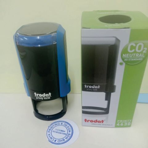 SELF INK ROUND COP – CMYK PRINTING & DESIGN