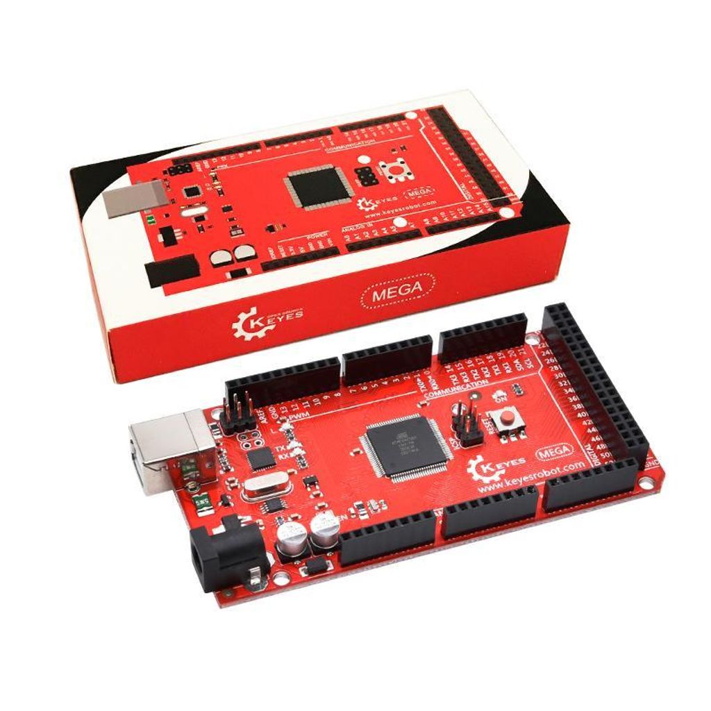 Keyes 原廠 Arduino Mega2560 R3 開發板 Atmega16u2 附usb線 傑森創工 網路商店