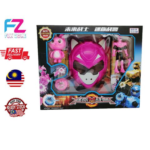 TODDLER KIDS TOYS CARTOON SET MINIFORCE TOY AND MASK (MALAYSIA READY ...