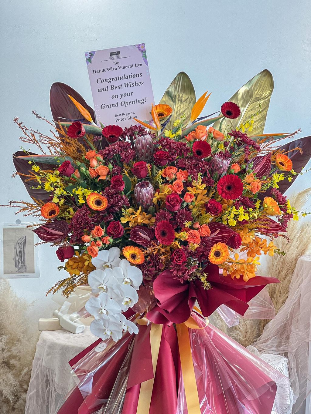 Hyatt Grand Opening Flower Stand – Page – Temptation Florist | Florist ...