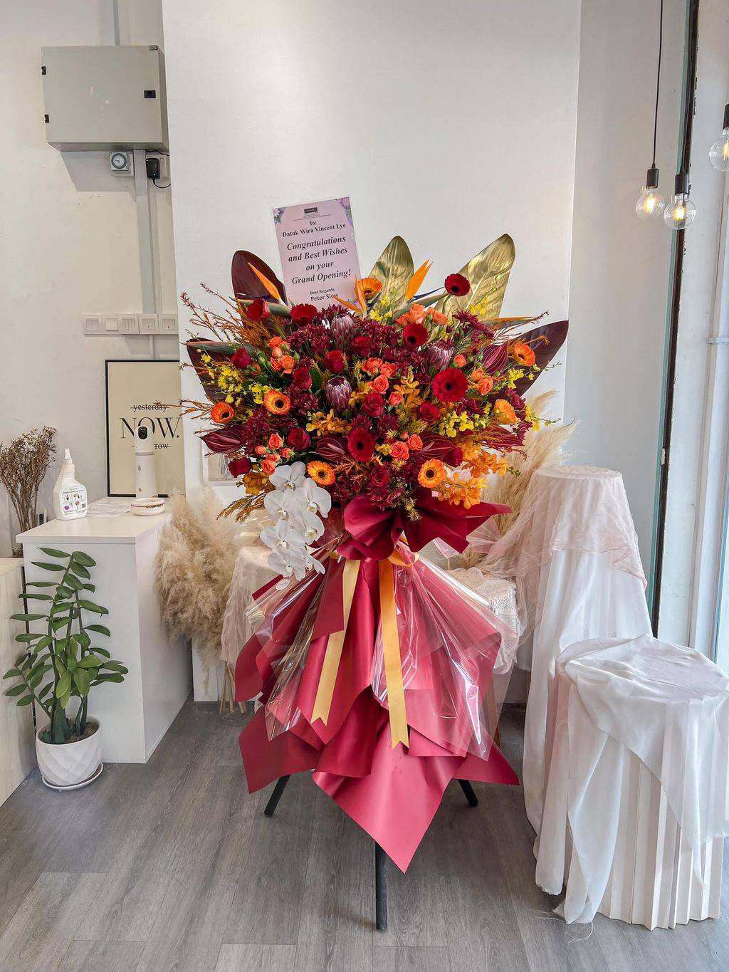 Hyatt Grand Opening Flower Stand – Page – Temptation Florist | Florist ...