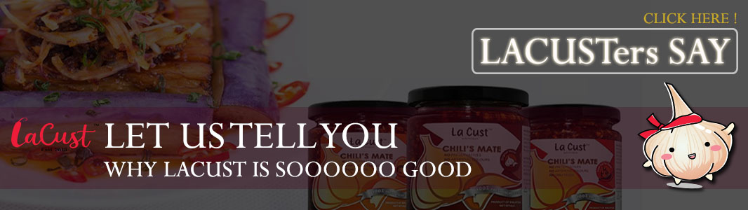 Lacust Malaysia | Premium Hot Chili Sauce | Halal Crispy Sambal