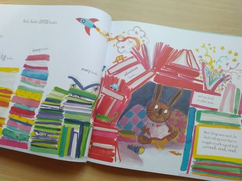 英文繪本 / Beware! Ralfy Rabbit and the Secret Book Biter – 畫語繪本生活美學館