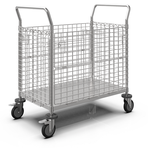 SMT SUS 304 Side Open Perforated Handling Cart (Model: SSOPHC) – SMT ...