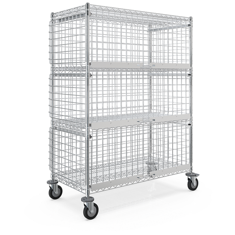 SMT SUS 304 3-Modules Security Cage Cart (Model: S3MSC) – SMT System ...
