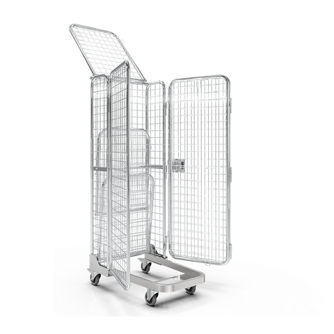 SMT SUS 304 Foldable Security Cage Trolley (Model: SFSCT) – SMT System ...