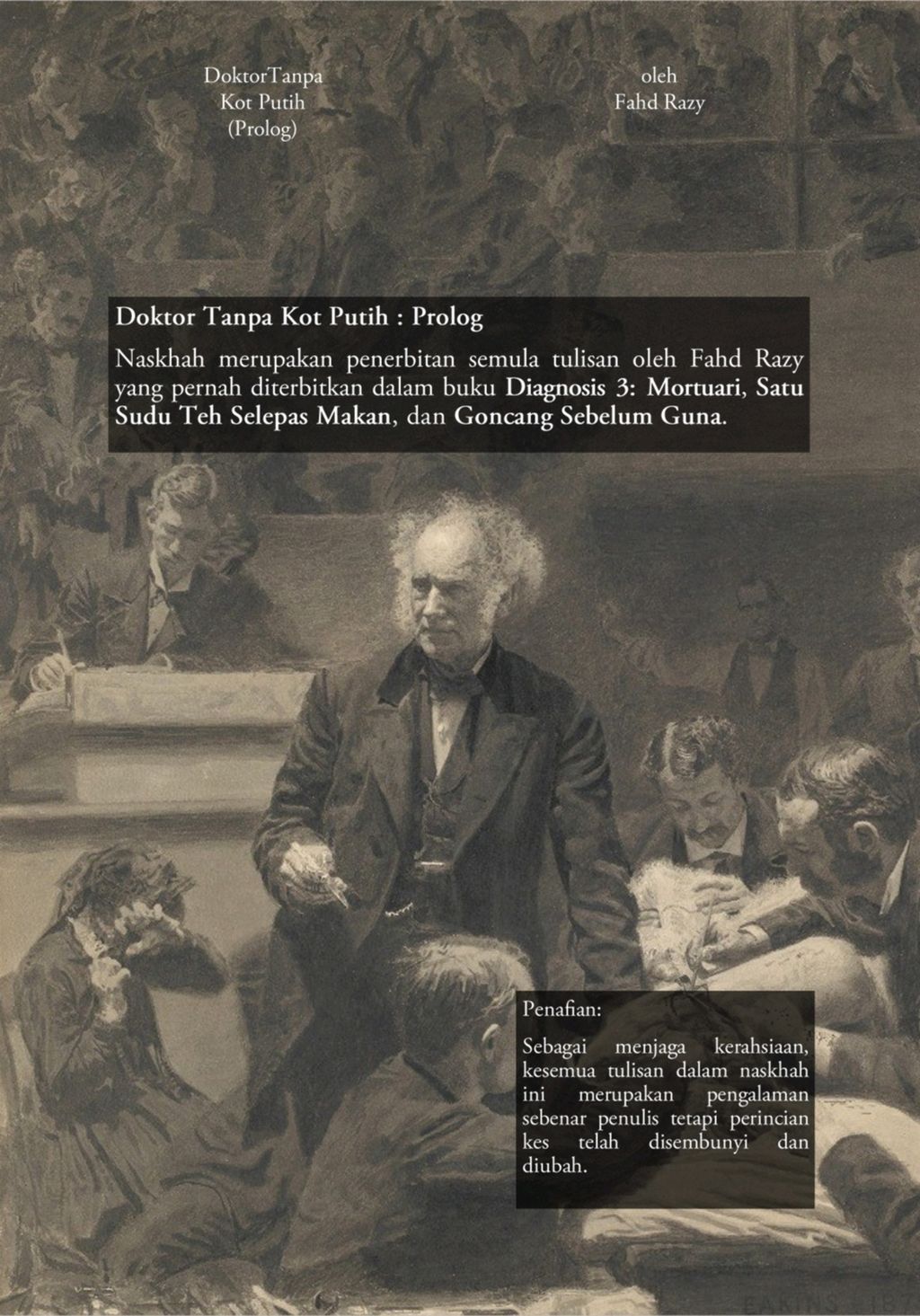 Doktor Tanpa Kot Putih: Prolog – Kata-Pilar Bookstore Doktor Tanpa Kot Putih: Prolog – Kata-Pilar Bookstore