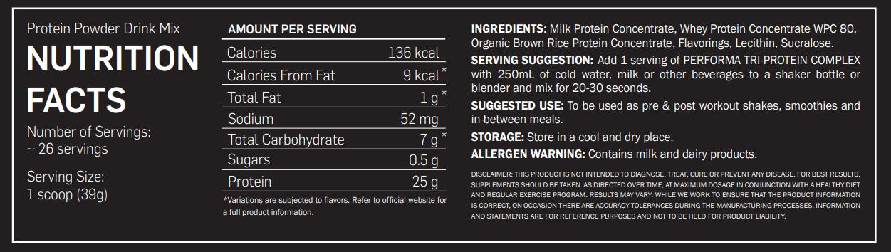 PERFORMA PROTEIN™ (1kg) – One Shot Nutrition