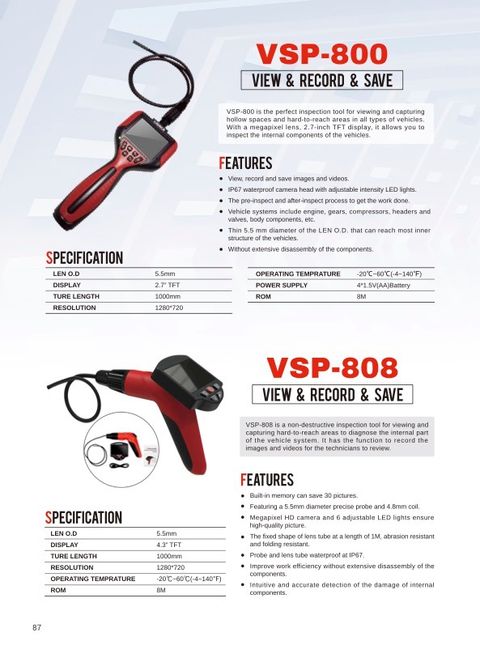 LAUNCH® VSP-800 Videoscope – HK Automotive