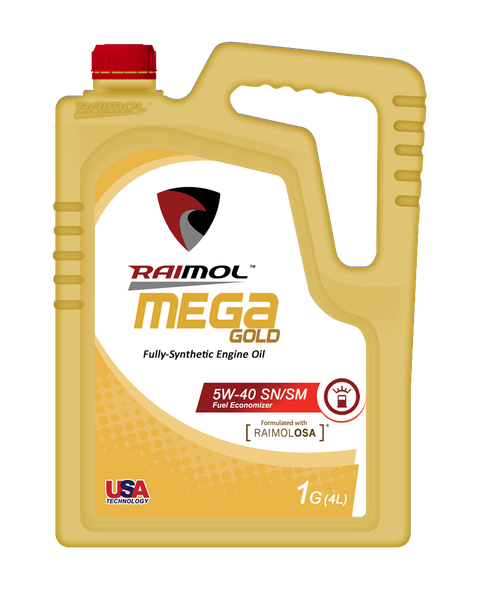 Raimol Mega Gold Fully Synthetic Engine Oil 5W-40 SN/SM/CJ-4 – Raimol ...