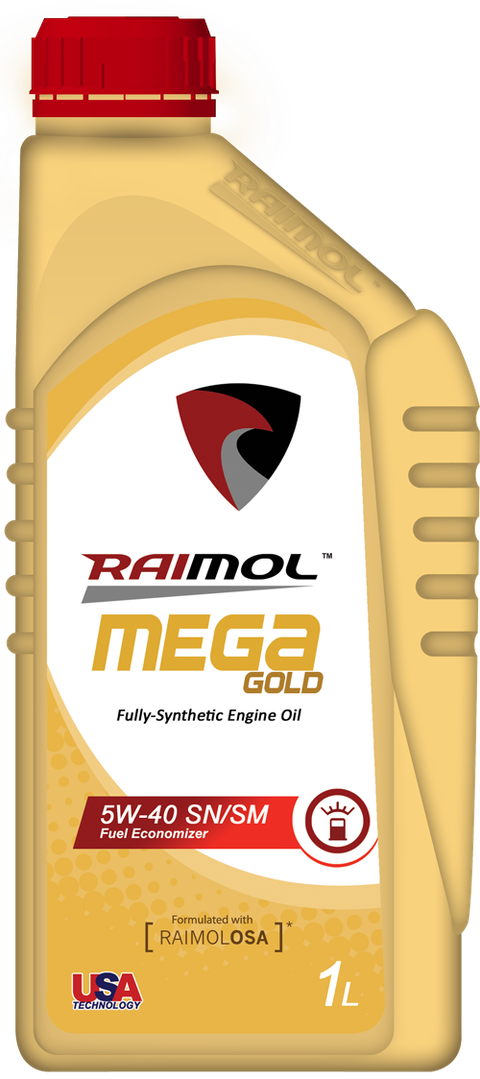 Raimol Mega Gold Fully Synthetic Engine Oil 5W-40 SN/SM/CJ-4 – Raimol ...