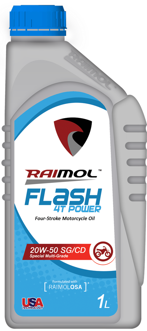 Raimol Flash 4T Power 4 Stroke Motorcycle Oil 20W-50 SG/CD – Raimol ...