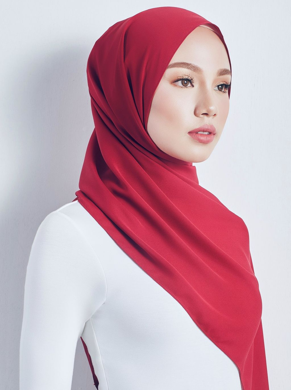 Cherry Red Shawlandscarf cherry-red-shawlandscarf