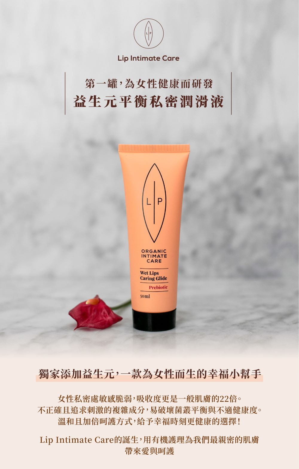 Lip Intimate Care 益生元平衡私密潤滑液 – 瑞典Lip Intimate Care唇淨私密護理