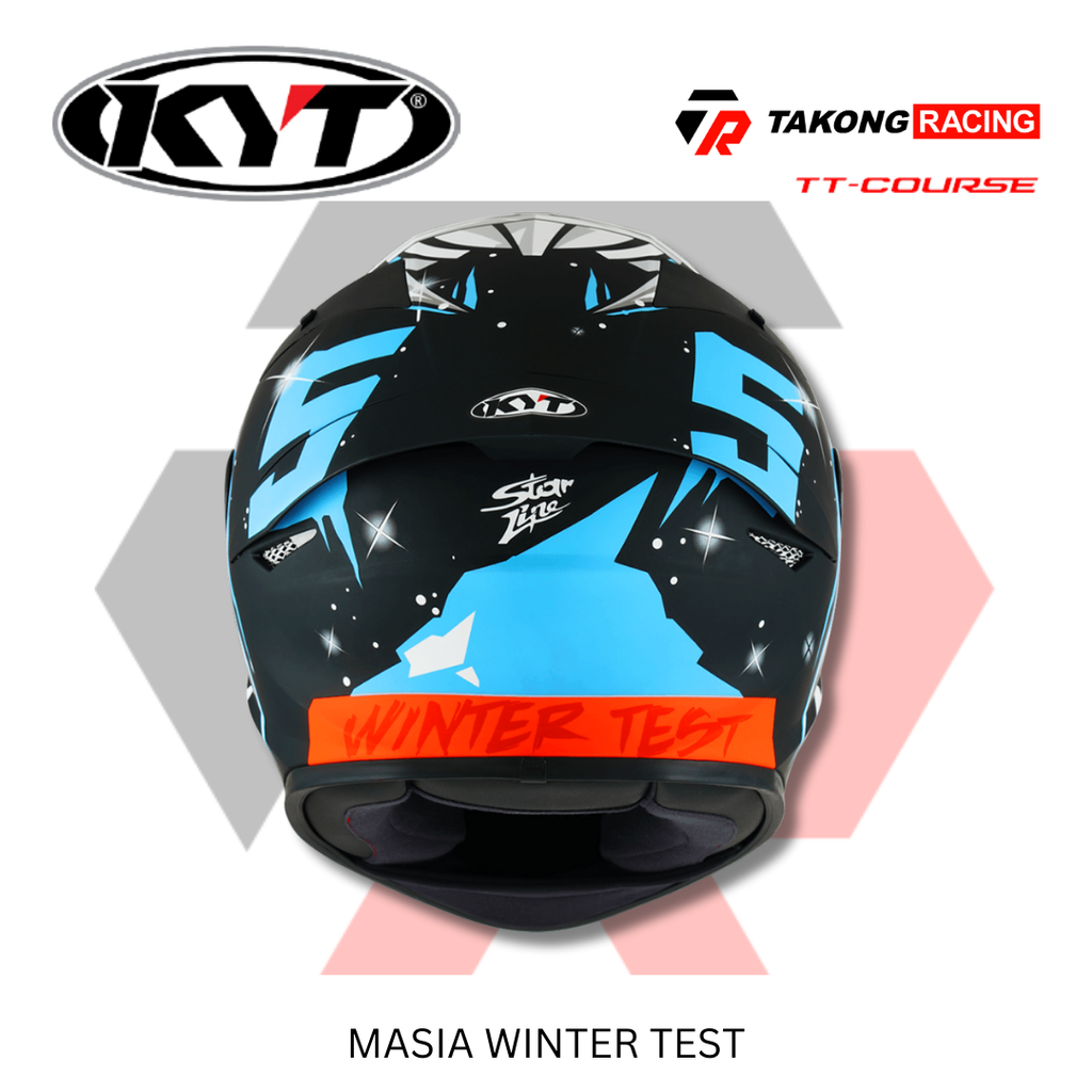 KYT Helmets TT Course Masia Winter Test Matte – Takong Racing (Riding ...