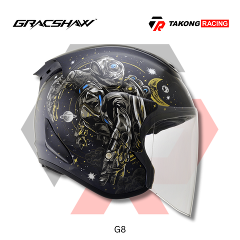 GRACSHAW Helmets - Glazzo G8 – Takong Racing (Riding Apparel)