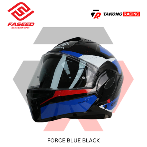 FASEED Helmets - X600 Force Blue Black – Takong Racing (Riding Apparel)