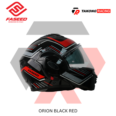 FASEED Helmets - X600 Orion Black Red – Takong Racing (Riding Apparel)