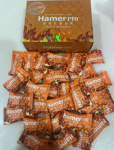 Hamer Pro Candy Original 33pcs HAMER PRO GINSENG CANDY 悍马糖加强版（33/box ...