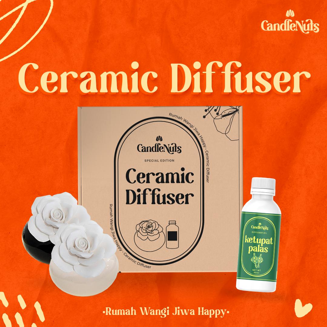 Ceramic Diffuser & Refill – Candlenuts - Best scented Candles Meltz in ...