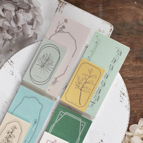 紀錄 Record Life - 4包各1套組 4 packs each 1 set - 便簽紙 Notecard – 樂意Loidesign