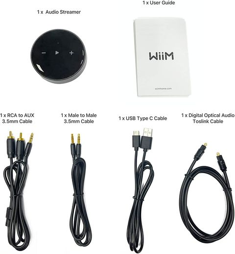 WiiM Mini WiFi & Bluetooth Multiroom Hi-Res Audio Streamer – TechX ...