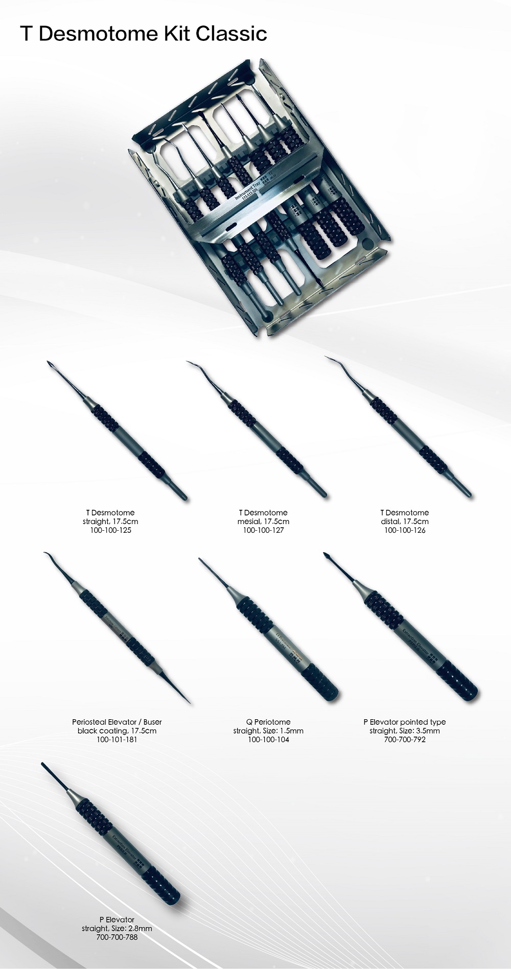 T Desmotome Kit Classic – SENKA Dental Supply