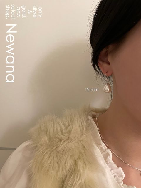 𝐧𝐞𝐰𝐚𝐧𝐚 盤髮必戴 復古垂墜珍珠耳環｜氣質經典｜氣場必備｜超輕耳環｜銀色｜現貨＋預購【n627】 – newana 뉴아나