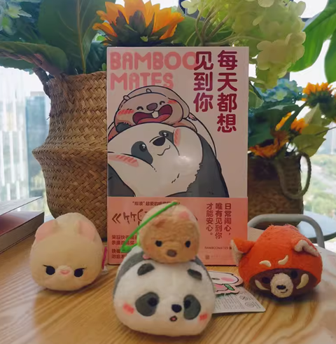 每天都想见到你 BAMBOOMATES 著 竹鼠和竹熊 高人气国漫IP 暖心漫画 – Little Winter Melon Bookstore