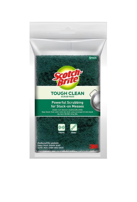 3M Scotch-Brite Tough Clean Scrub Pads 5 Pieces Per Pack – Storso®