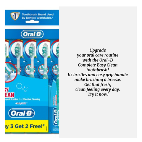 Oral-B Complete Easy Clean Toothbrush – Storso®