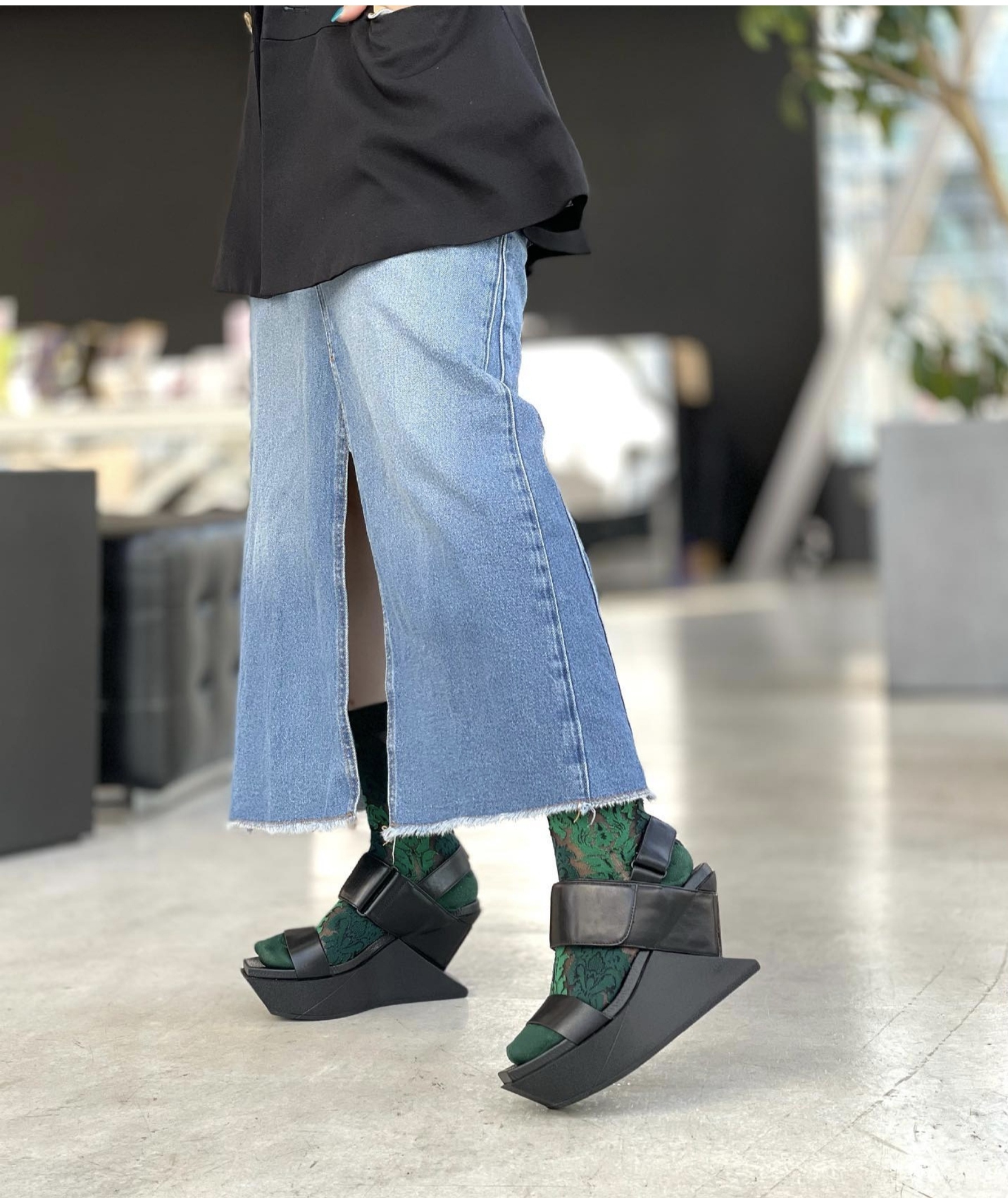 Delta Wedge Sandal Black – United Nude Malaysia Official Delta Wedge Sandal Black – United Nude Malaysia Official