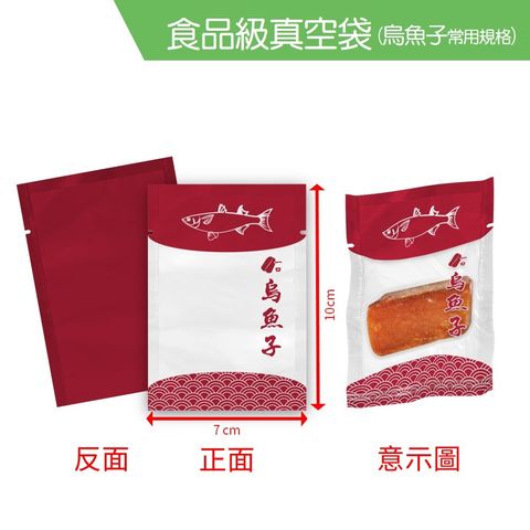 一口烏魚子印刷袋 (100片/包) 厚度70u – 艾科包材 IecoPack