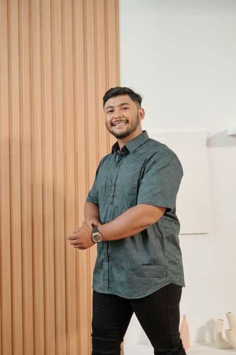 Regular Fit Plus Size Shirt - Teddy Bear Collection – iamfamous.my