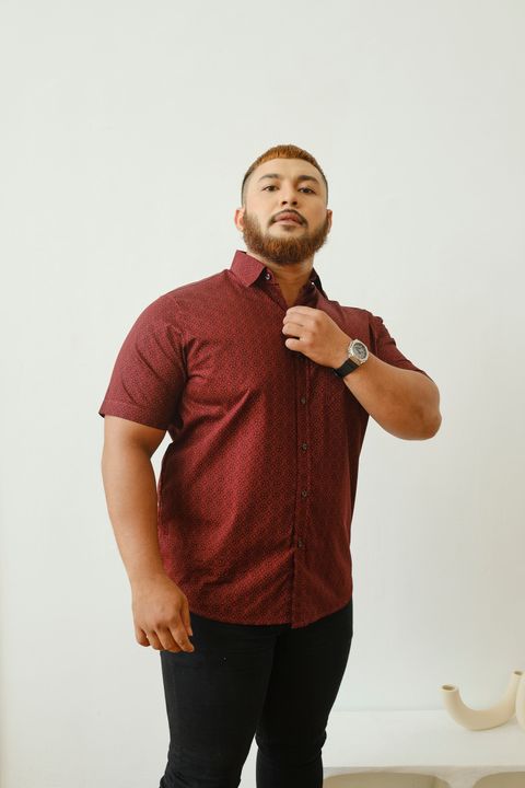 Regular Fit Plus Size Shirt - Teddy Bear Collection – iamfamous.my