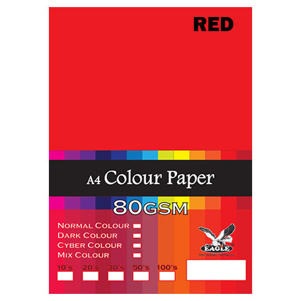 Eagle A4 80gsm Dark Color Paper – Khongfah Online Store