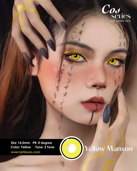 Cosplay Lens-Yellow Manson – LARTI EYES