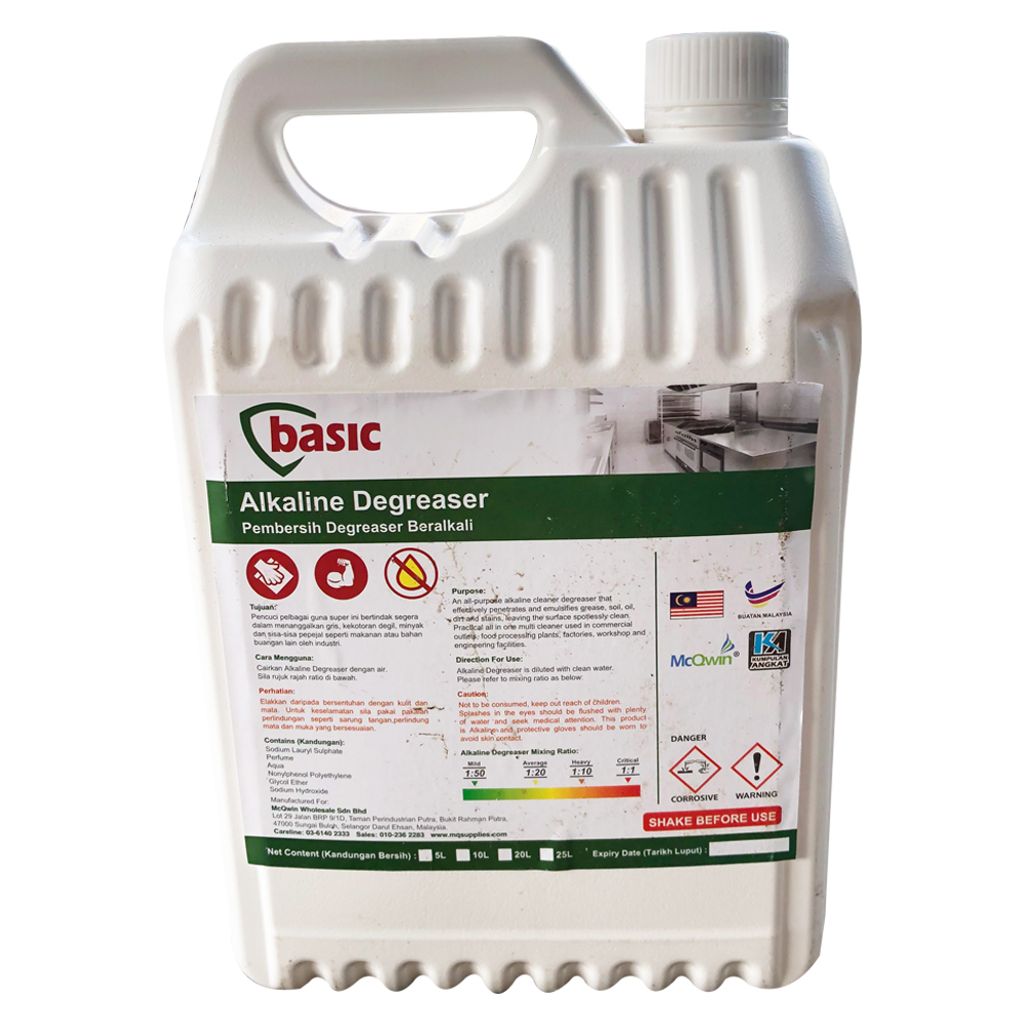 Basic Alkaline Degreaser Cleaner Kumpulan Angkat Ka Since 1984 You Need We Supply