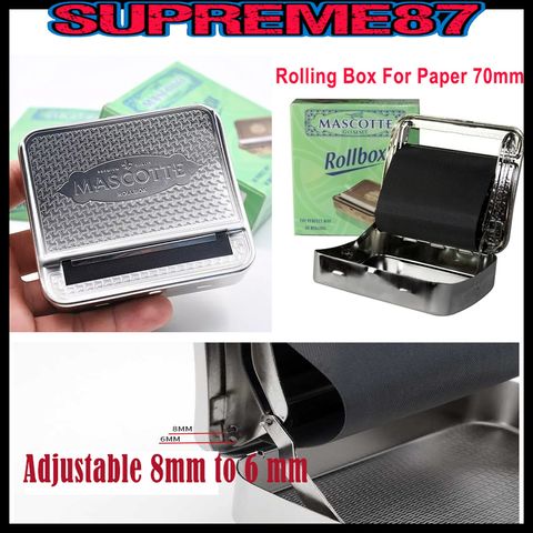 RYO Mascotte Rollbox Gizeh RollBox Black Gold Silver 70mm 79mm adn ...