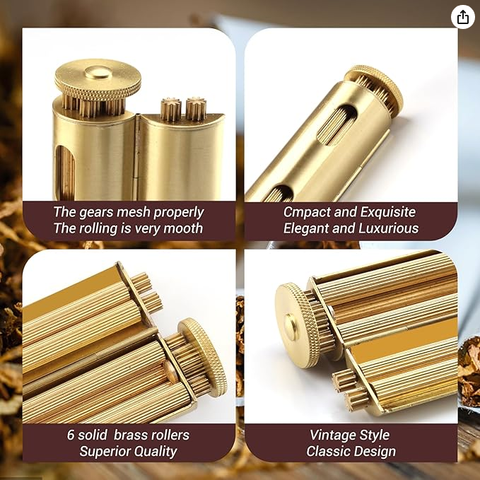 Solid Brass Rolling Machine Vintage Cigarette Roller 70mm – Supreme ...