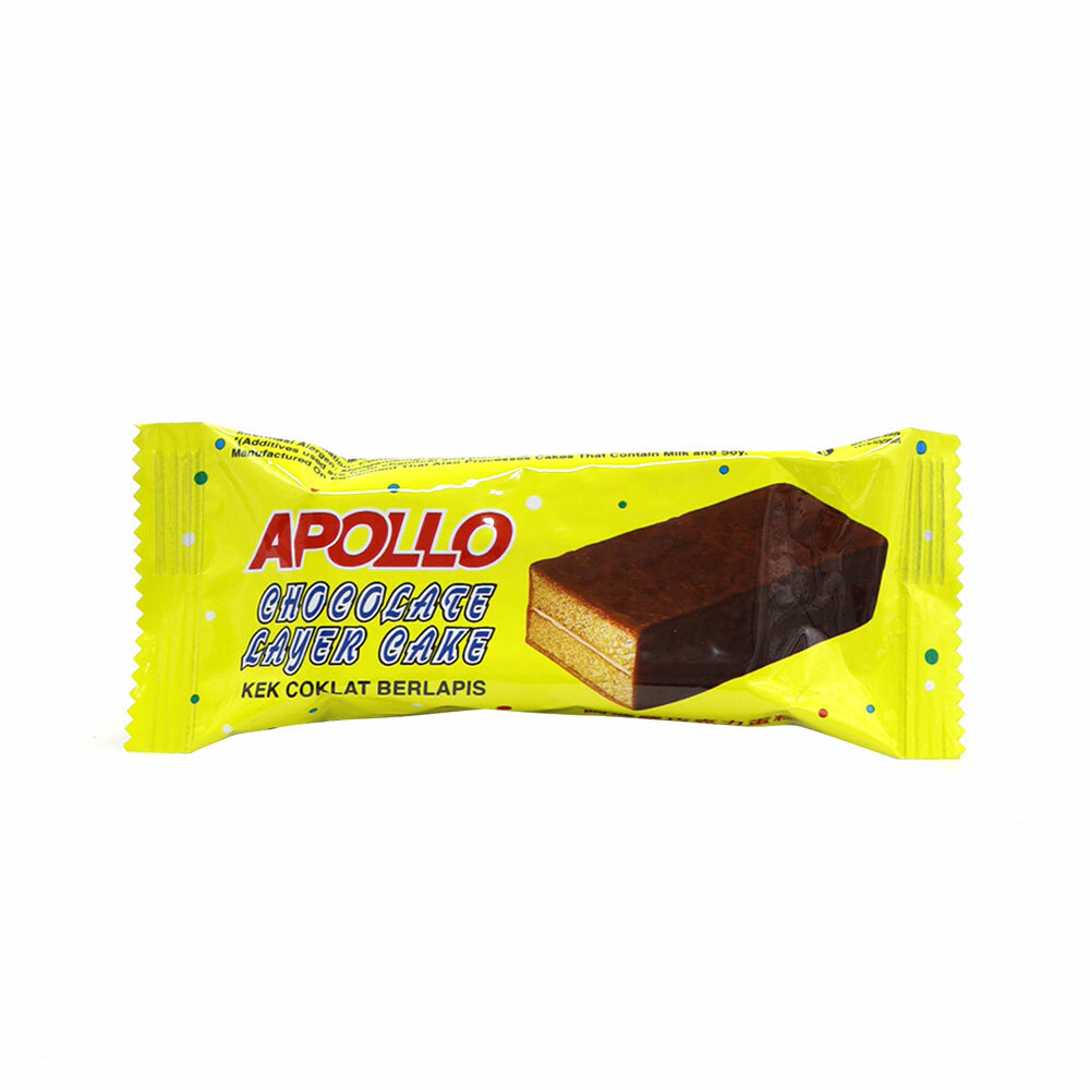 Apollo Chocolate Layer Cake Family Pack 8X18G Snack/Jajan – Pasar Mini ...