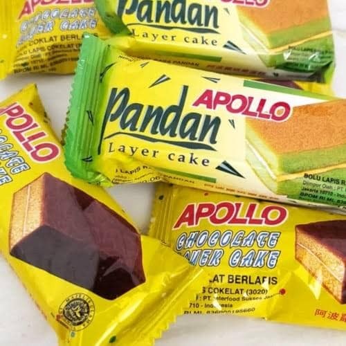 Apollo Chocolate Layer Cake Family Pack 8X18G Snack/Jajan – Pasar Mini ...