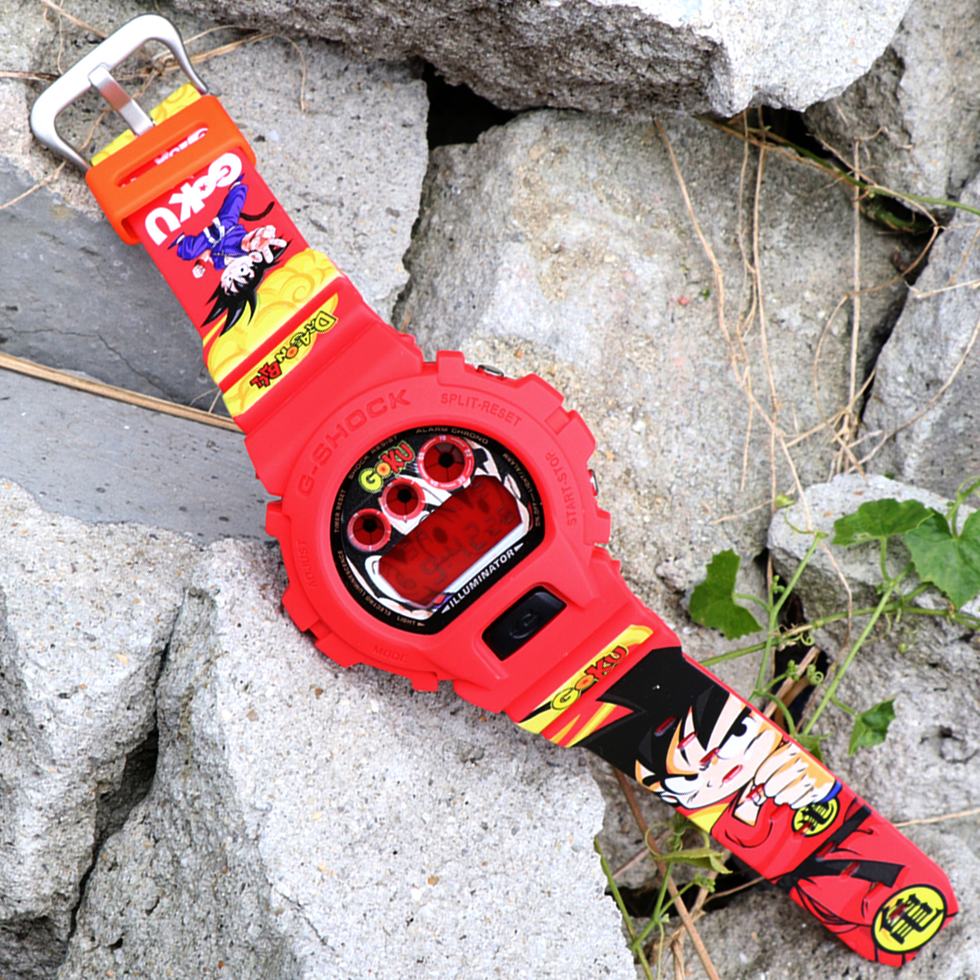 G-Shock DW-6900 Goku Kid, Son Goku Digital Watch | Goku Watch | DBZ ...
