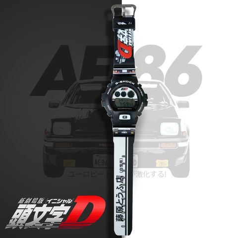 Initial D Special Edition DW-6900 Black G-Shock Watch – Custom Gorillas