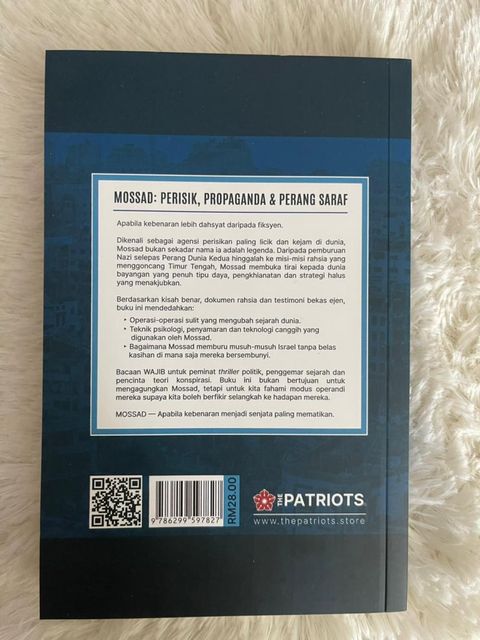 [PATRIOTS] Mossad: Perisik, Propaganda & Perang Saraf oleh Rafe Rahmat ...